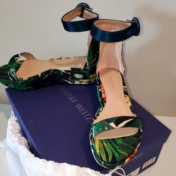 Stuart Weitzman | Shoes | Stuart Weitzman Capri Botanic Jacquard ...